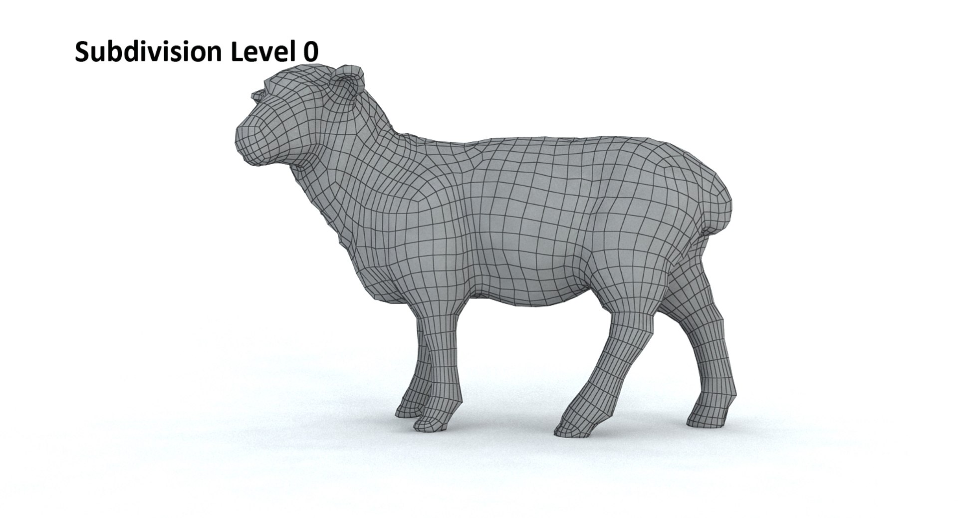 Sheep 3d Dxf