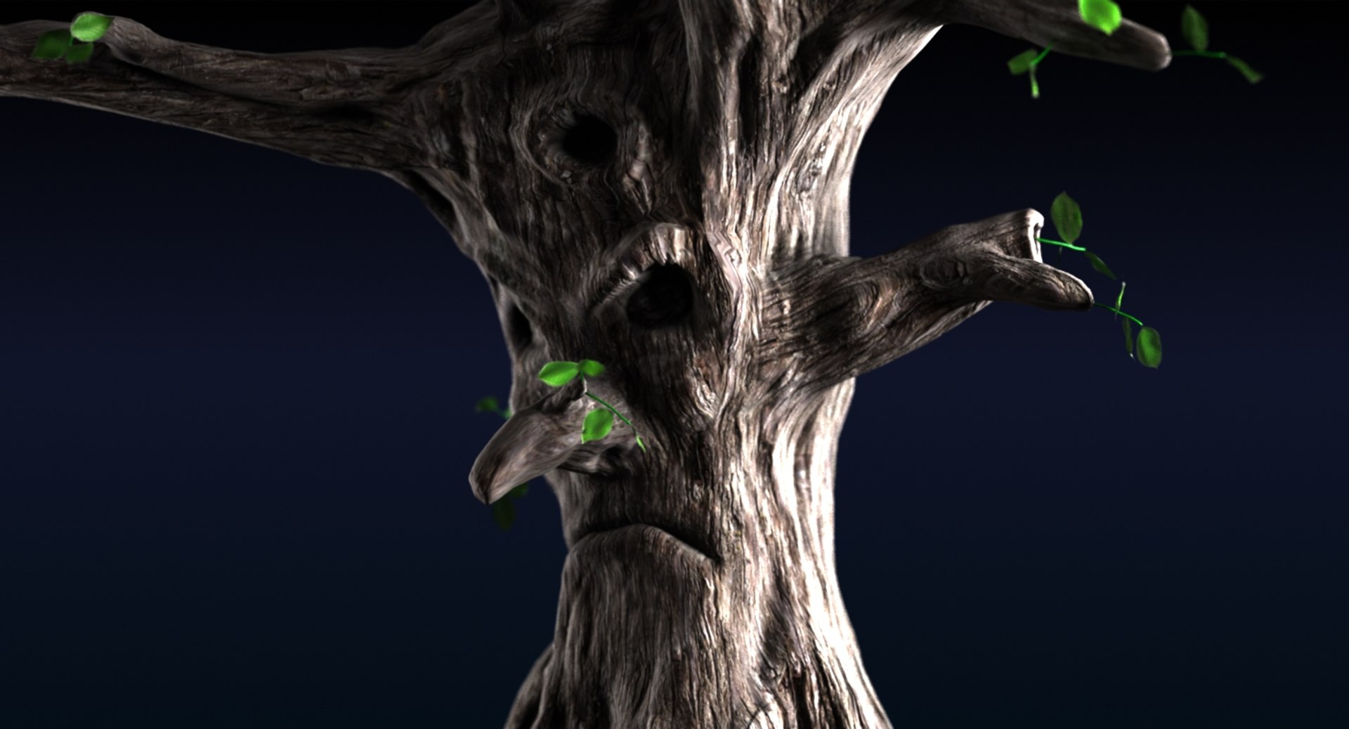 3d model fairy tail tree