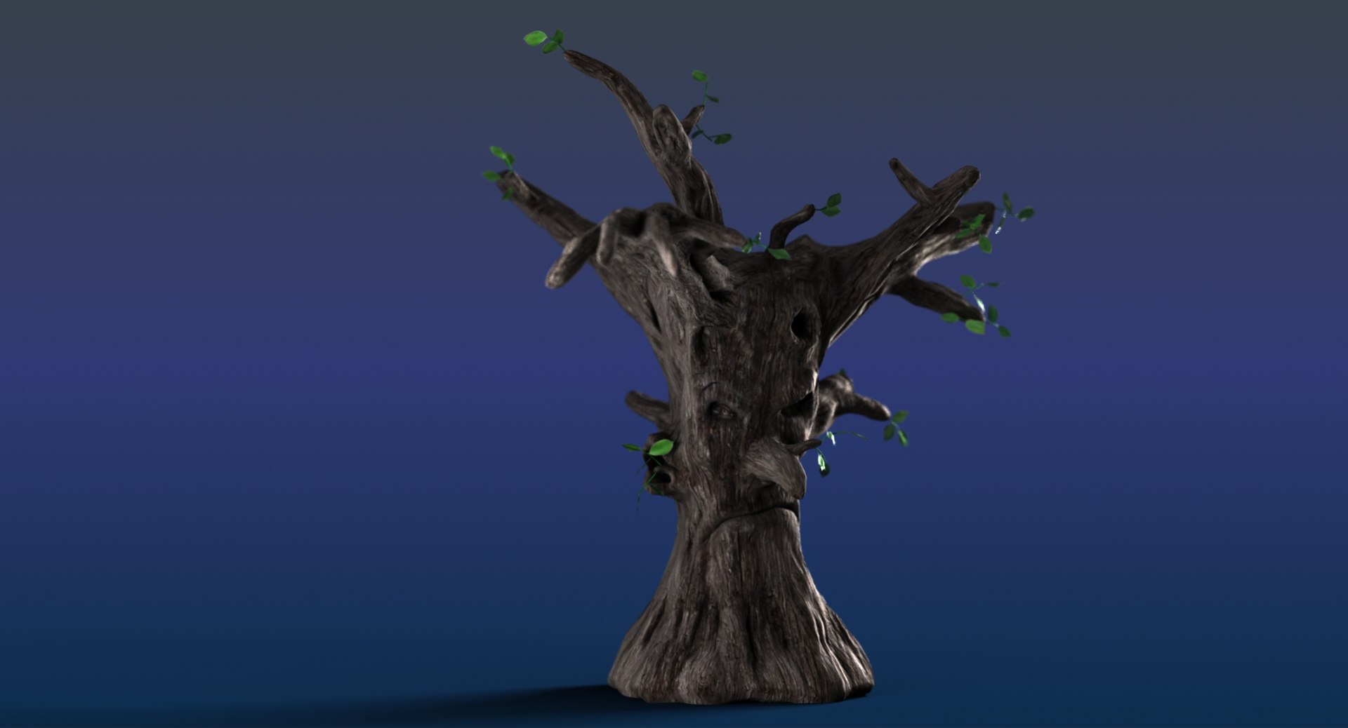 3d model fairy tail tree