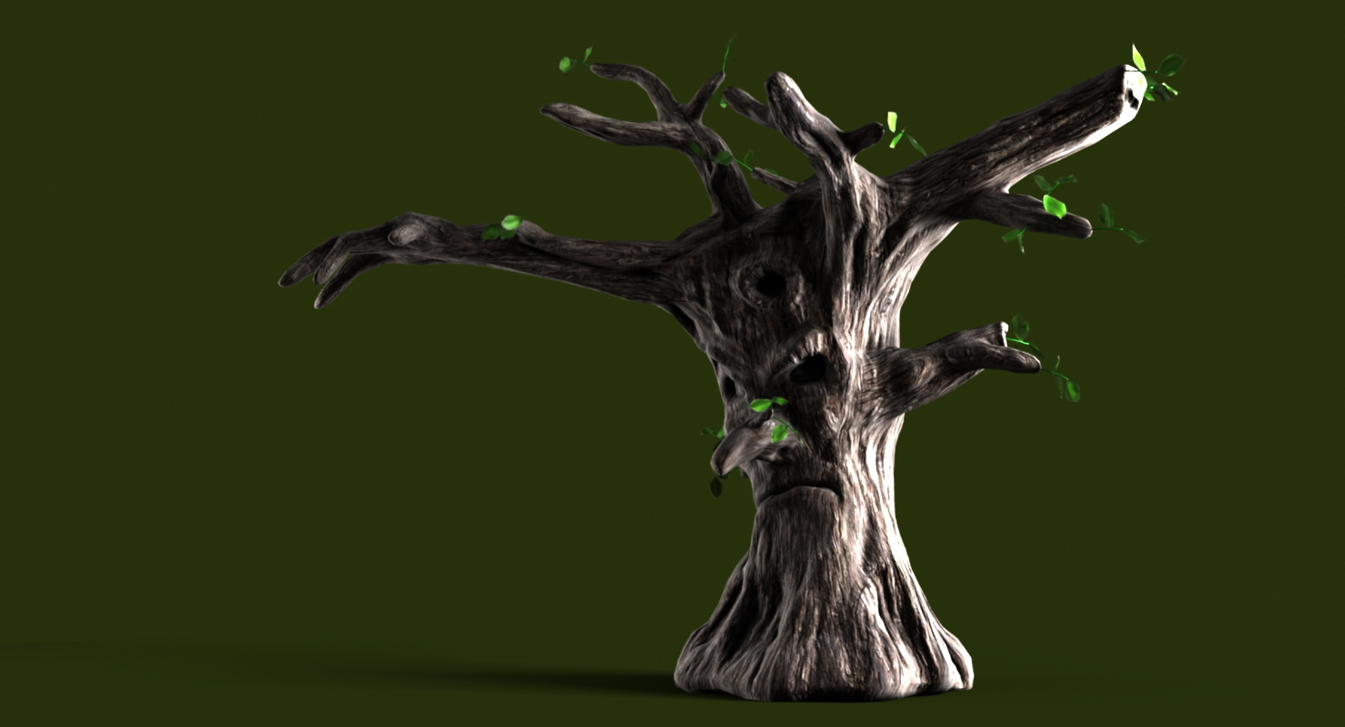 3d model fairy tail tree