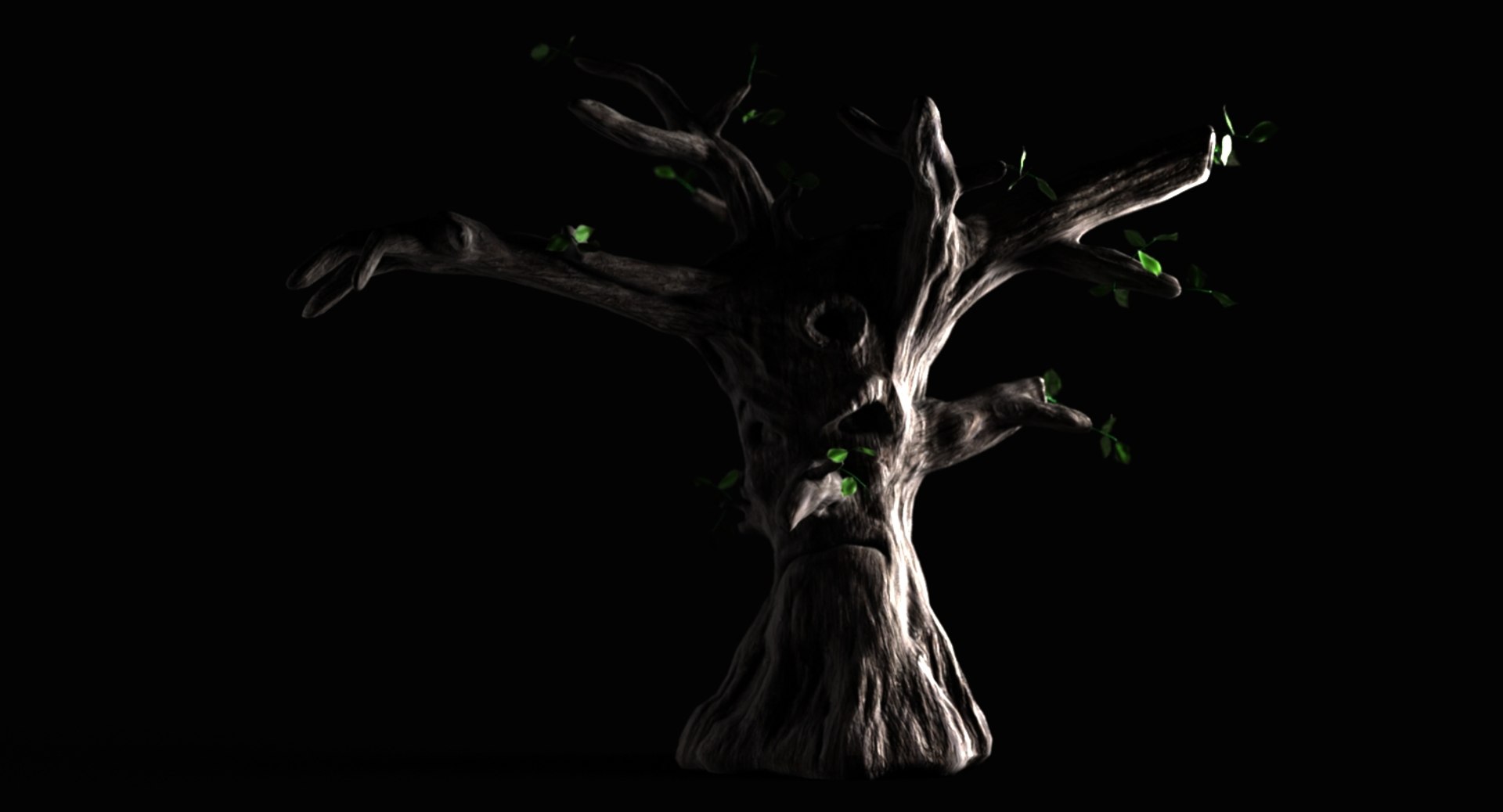 3d model fairy tail tree