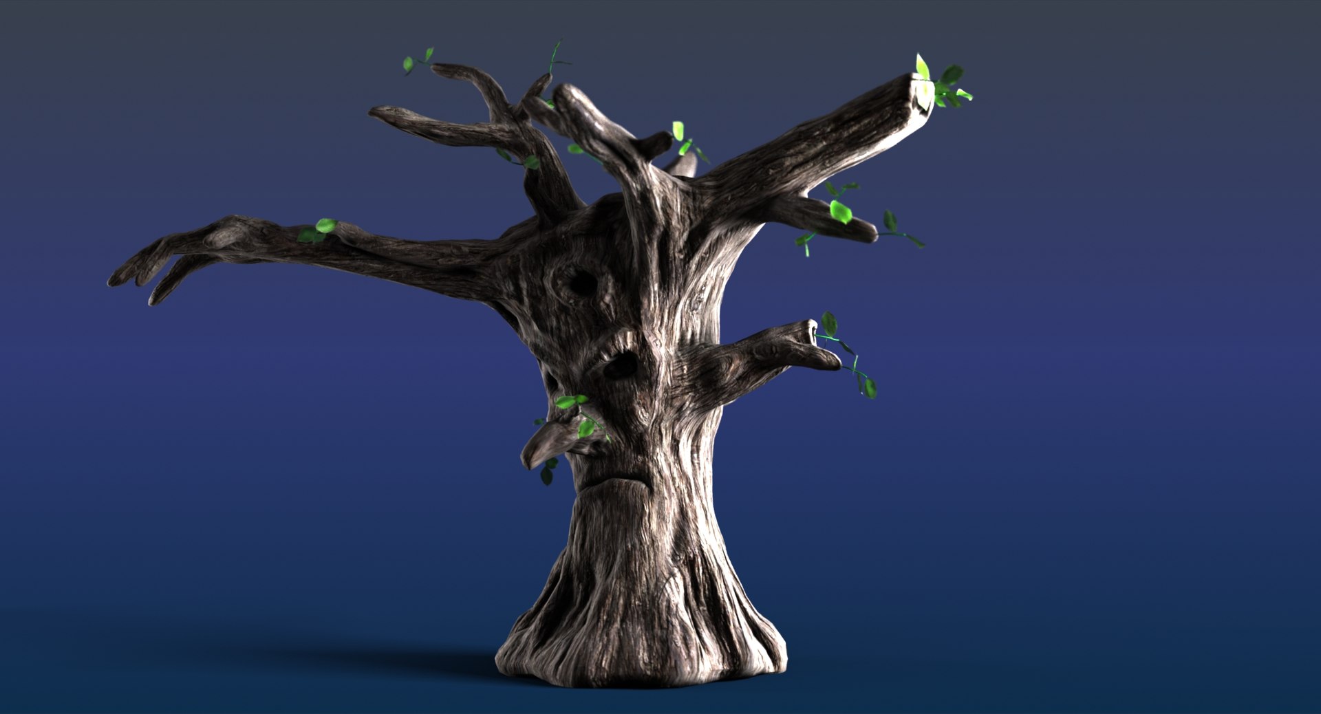 3d model fairy tail tree