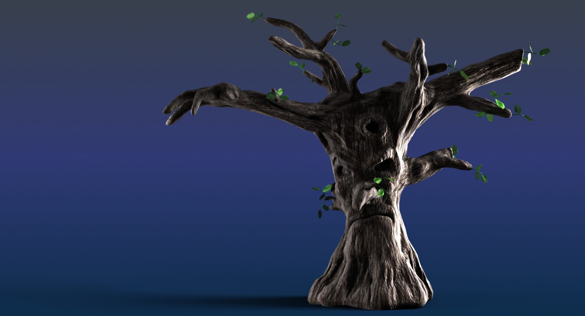 3d model fairy tail tree
