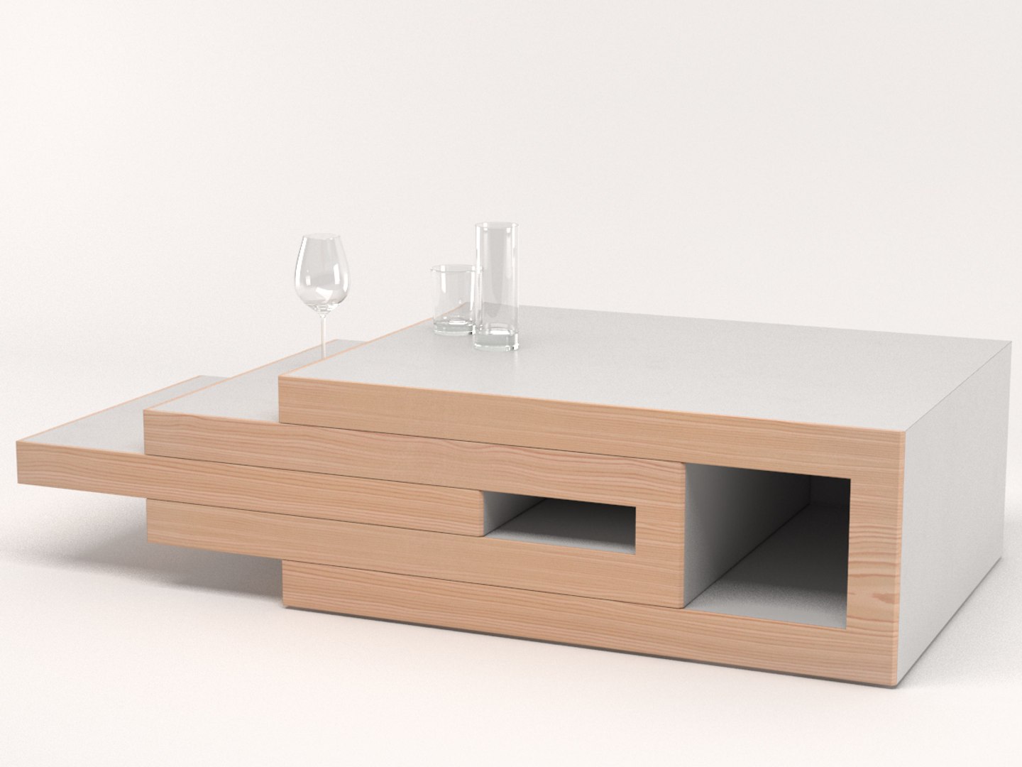 3d Rek Coffee Table Model