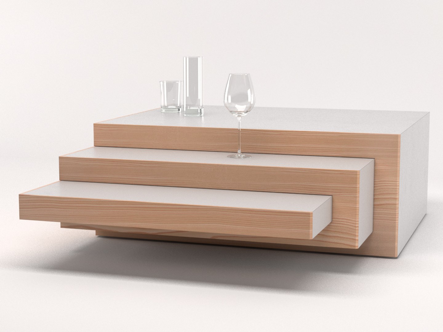 3d Rek Coffee Table Model