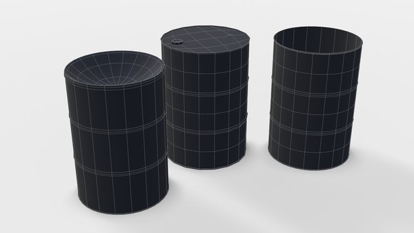 Industrial barrels asset 3D - TurboSquid 1471228