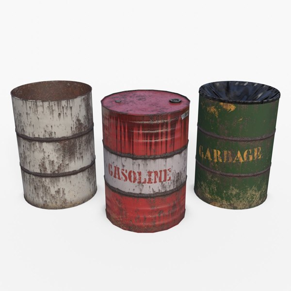 Industrial barrels asset 3D - TurboSquid 1471228