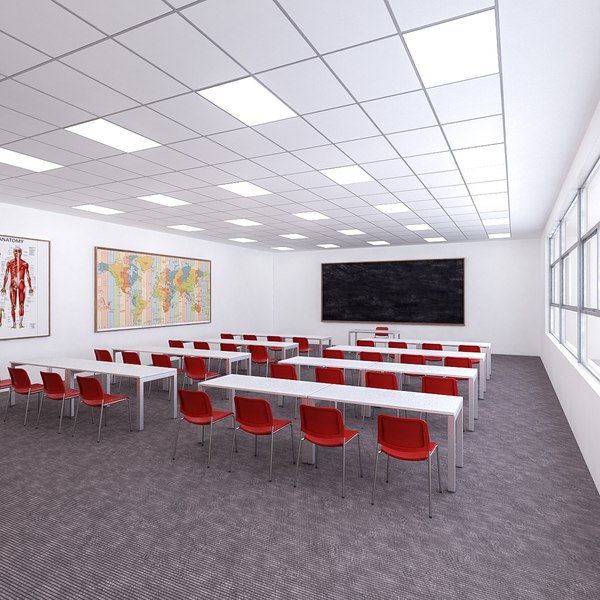 Classroom Blender Models for Download | TurboSquid