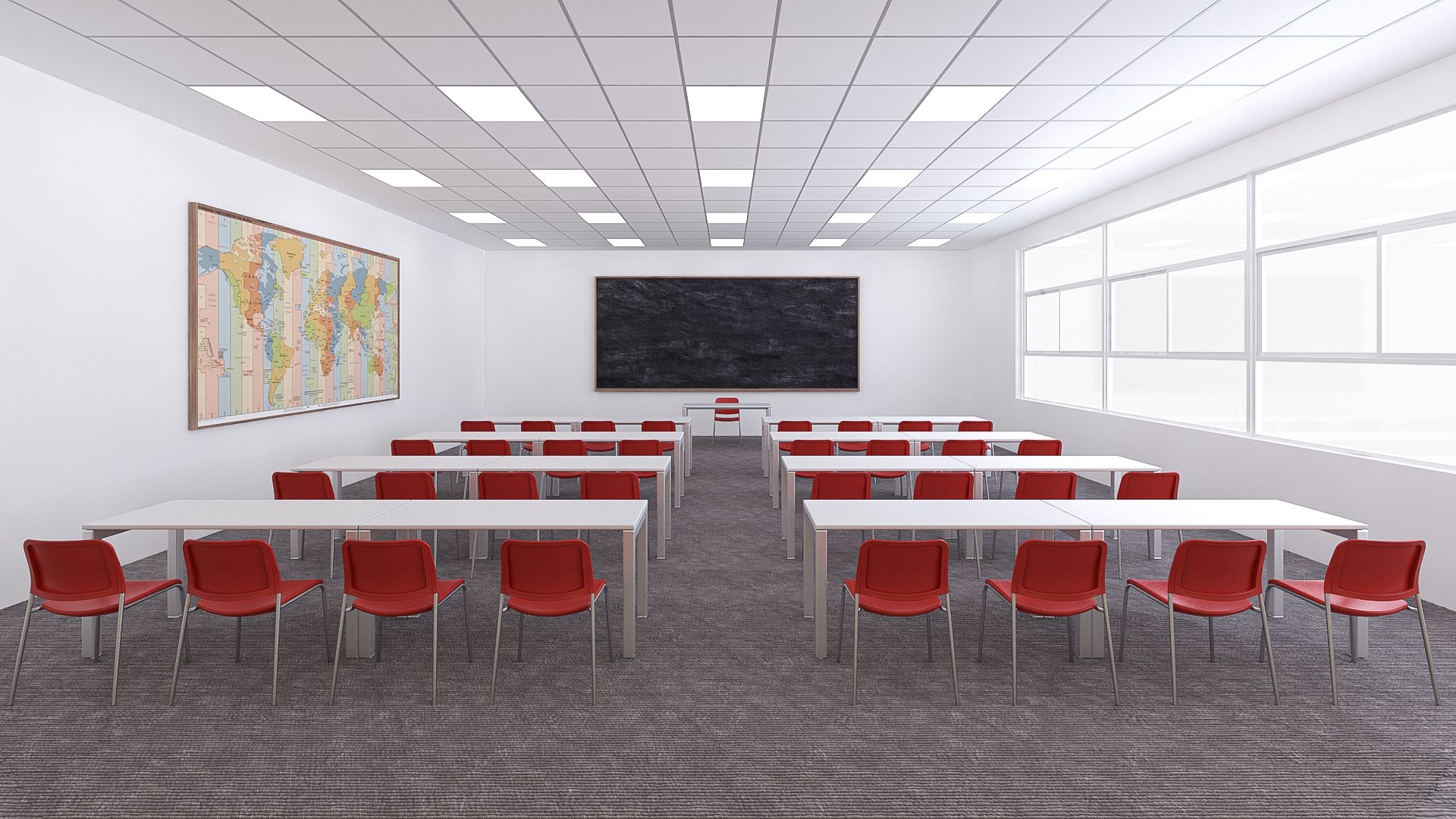 Classroom 02 3D - TurboSquid 2131154