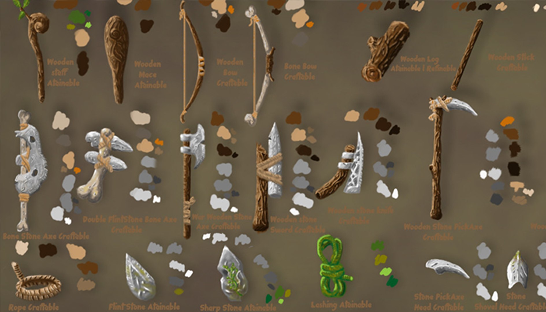 3D Model Primitive Tools Crafting Pack - TurboSquid 1187695