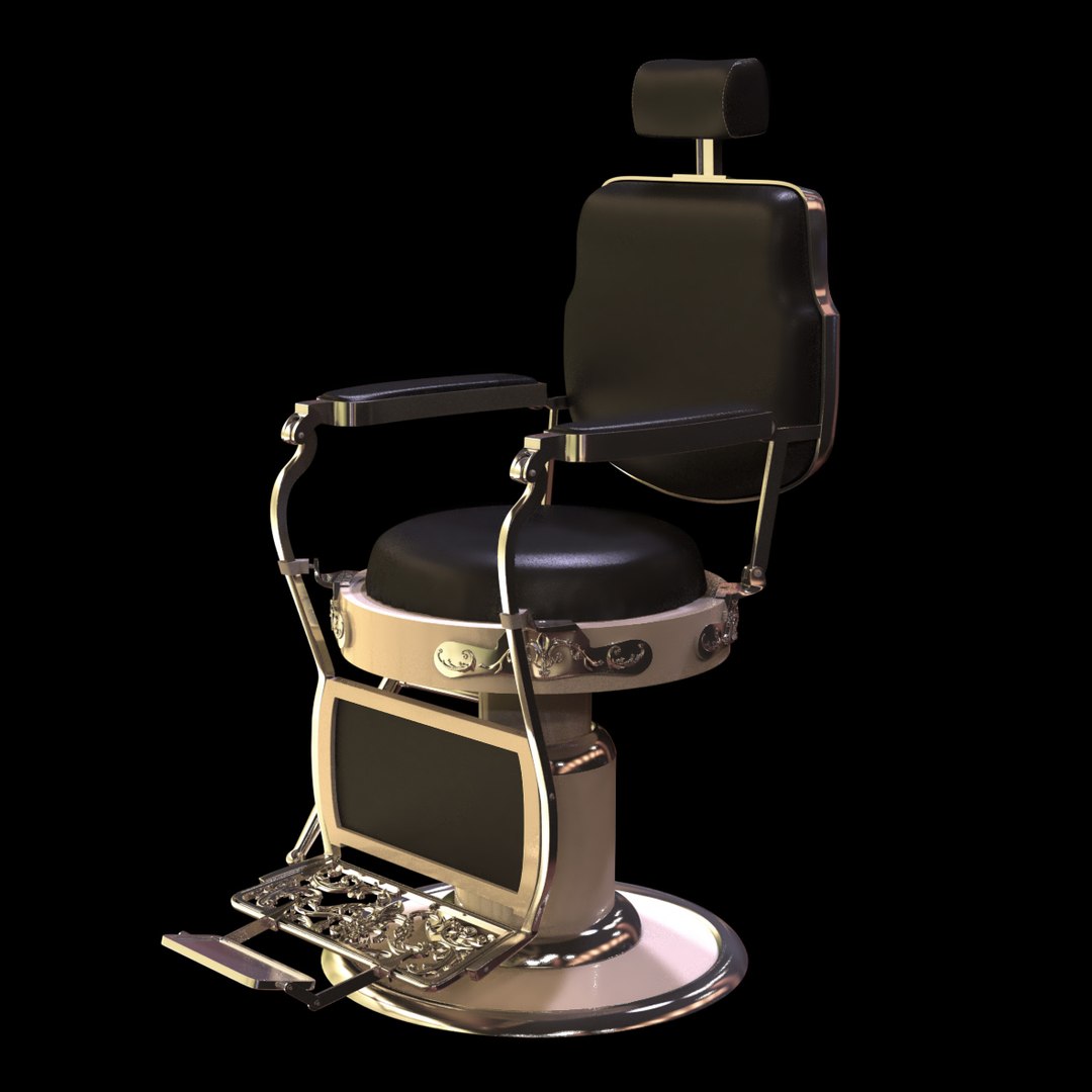Barber Chair 3D Model - TurboSquid 1355903