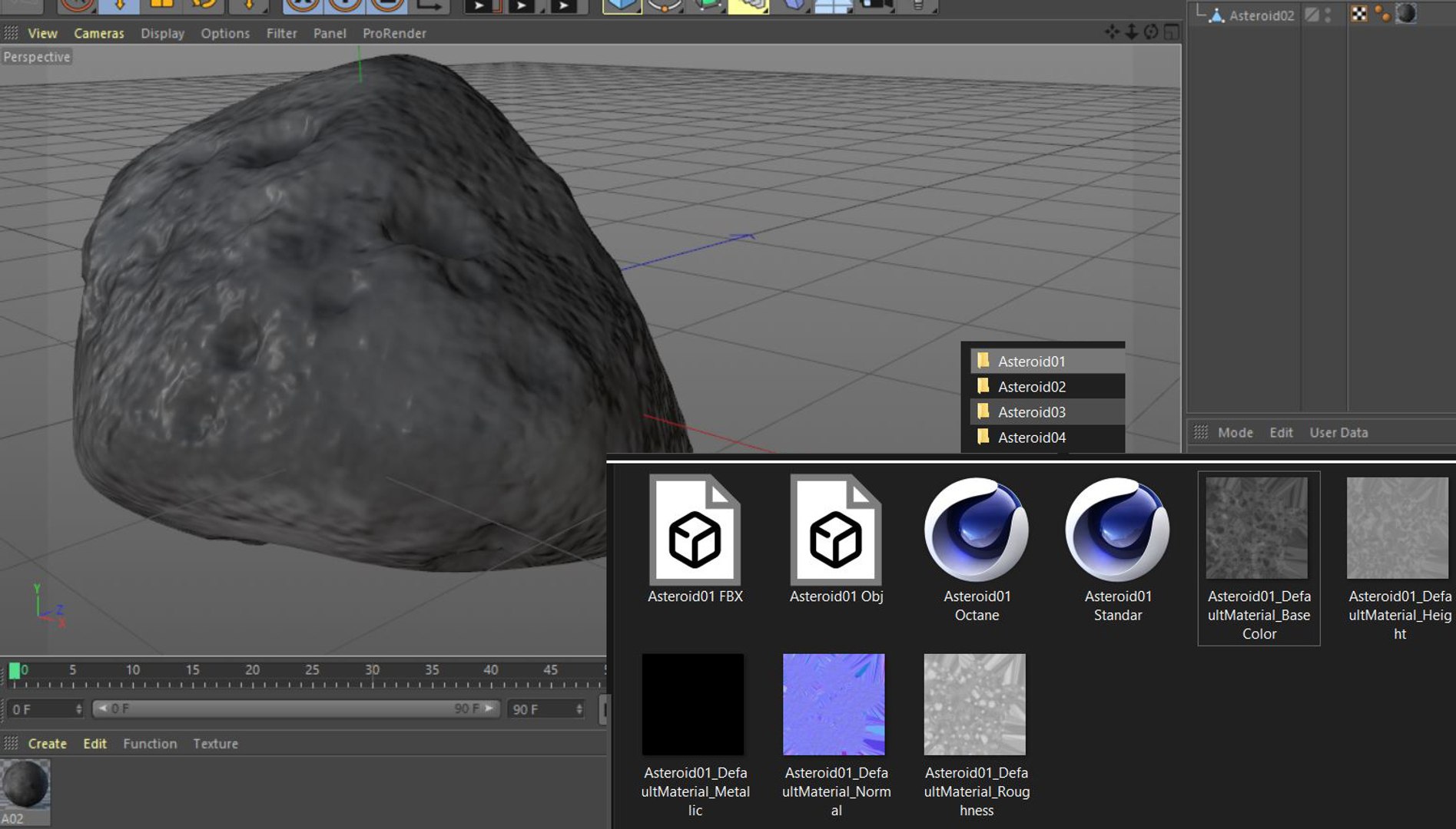3D Model 4 Asteroids Pack - TurboSquid 1967692