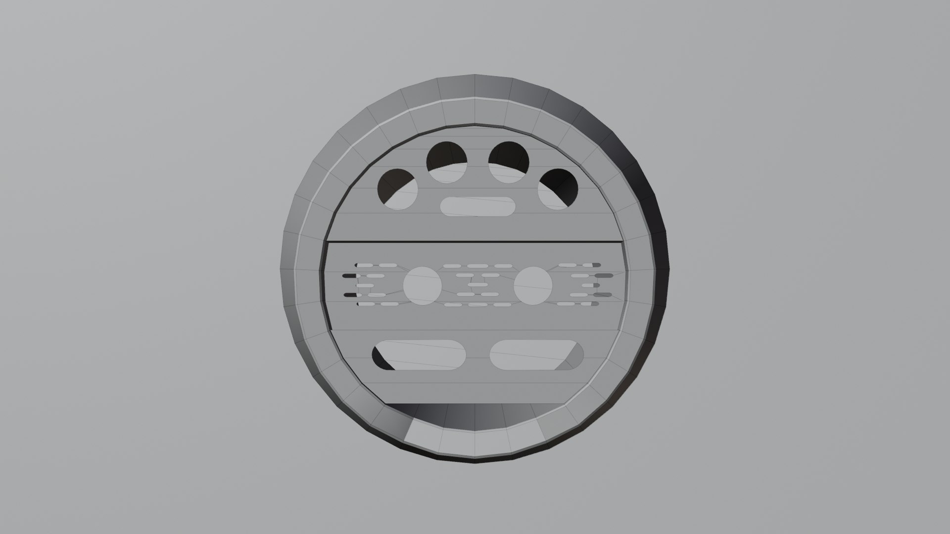 3D Model Ld Rusty Aluminum Trash Can Dirty Garbage Bin 3D Model Low ...