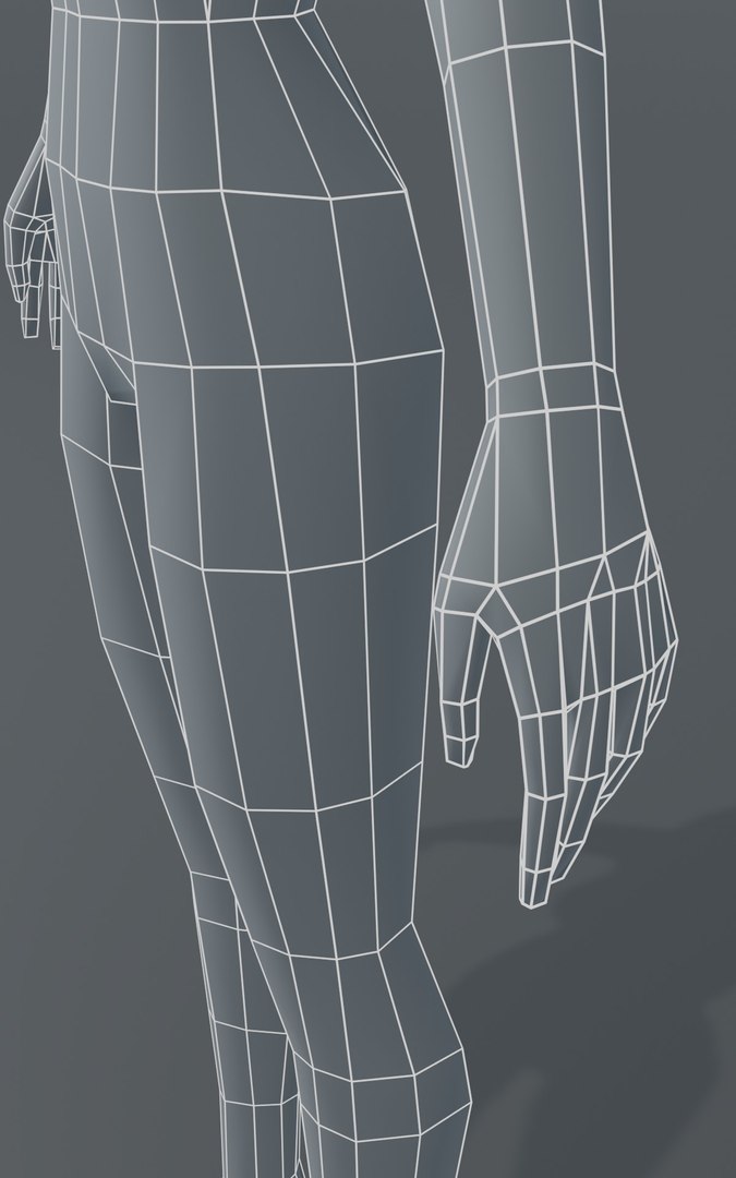 3D Female Body Base Mesh Model - TurboSquid 1650305