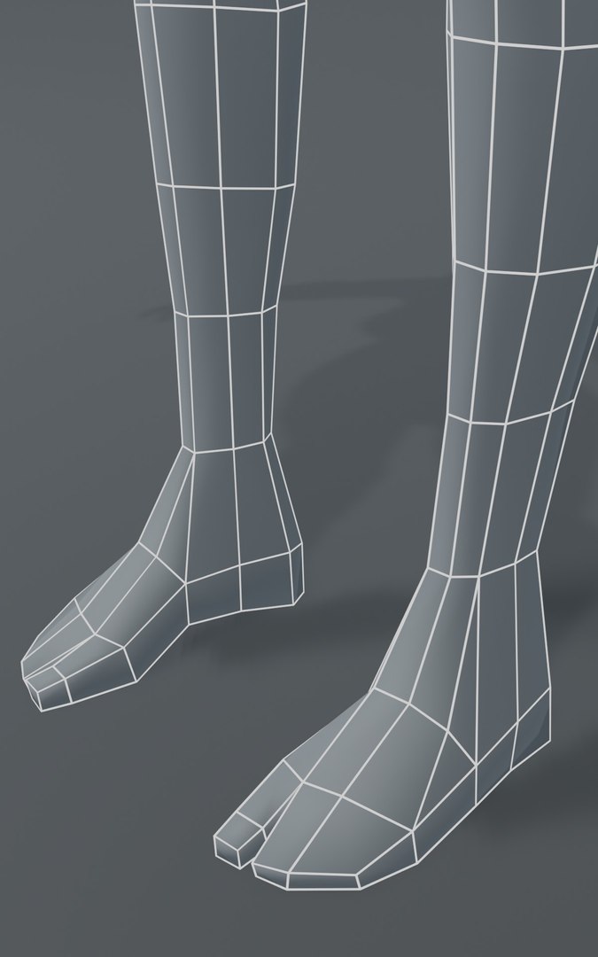 3D Female Body Base Mesh Model - TurboSquid 1650305