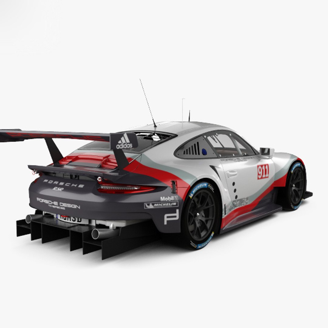 modelo 3d Porsche 911 Carrera (991) RSR 2017 - TurboSquid 1356176