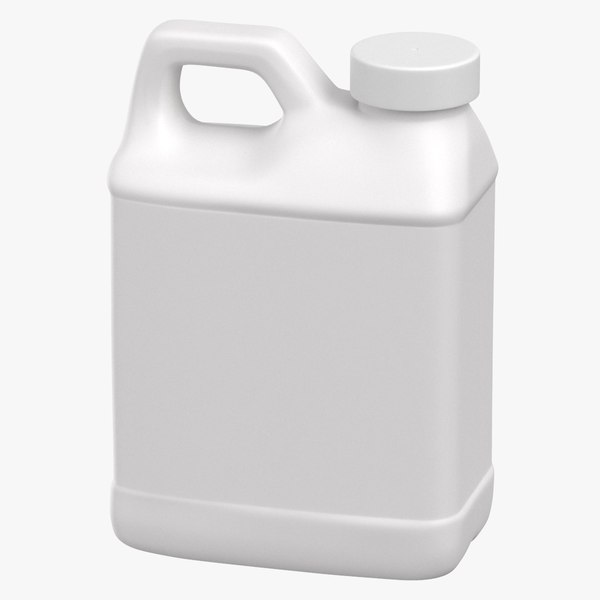 Plastic F Style Bottle 8oz With Smooth Plastic Cap 01 3D - TurboSquid ...