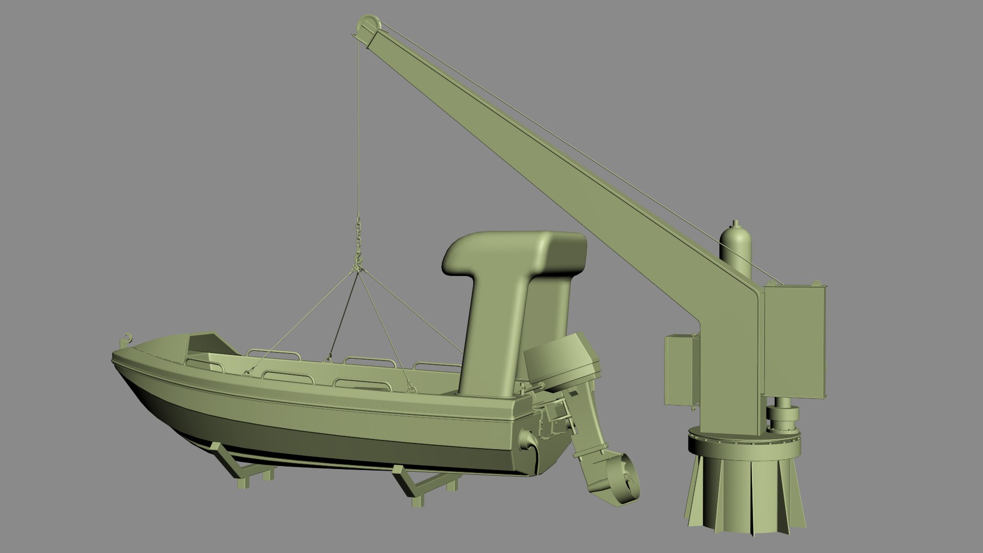 Lifeboat Rescue V5 Motorboat 3D Model - TurboSquid 2011901