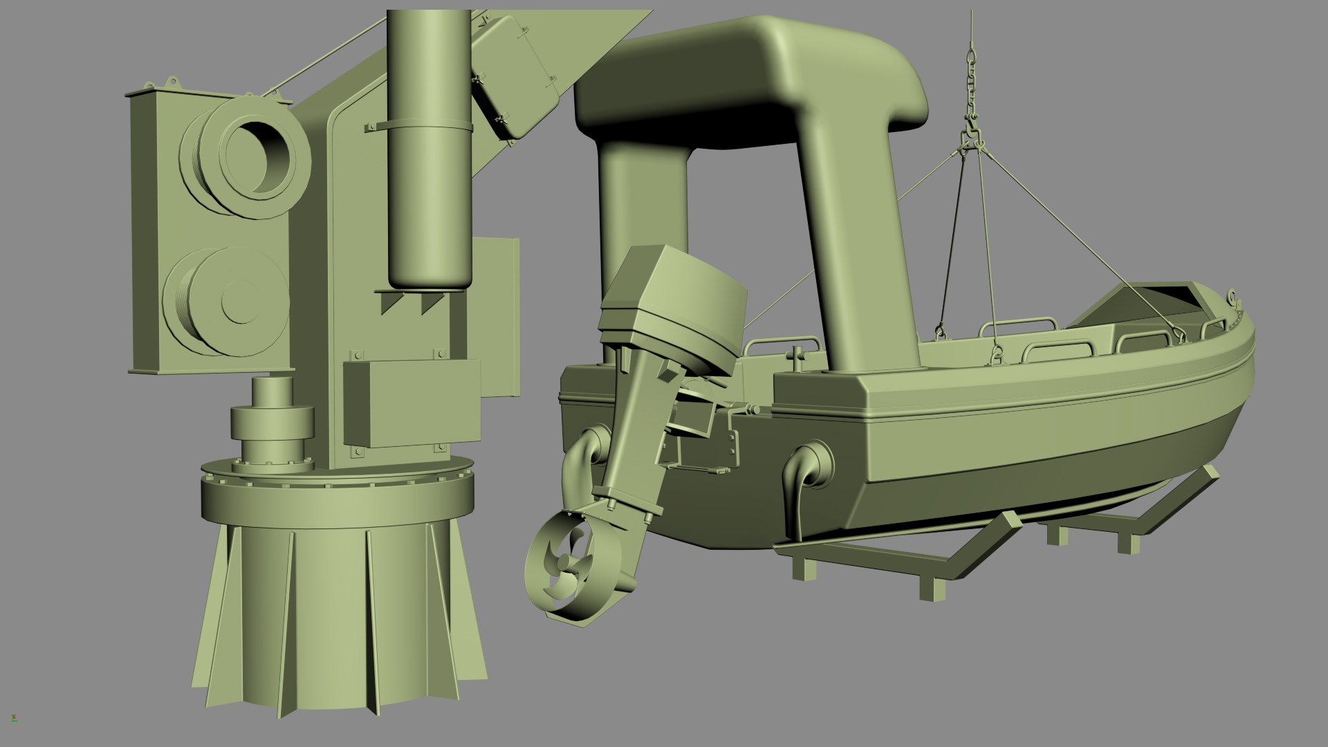 Lifeboat Rescue V5 Motorboat 3D Model - TurboSquid 2011901