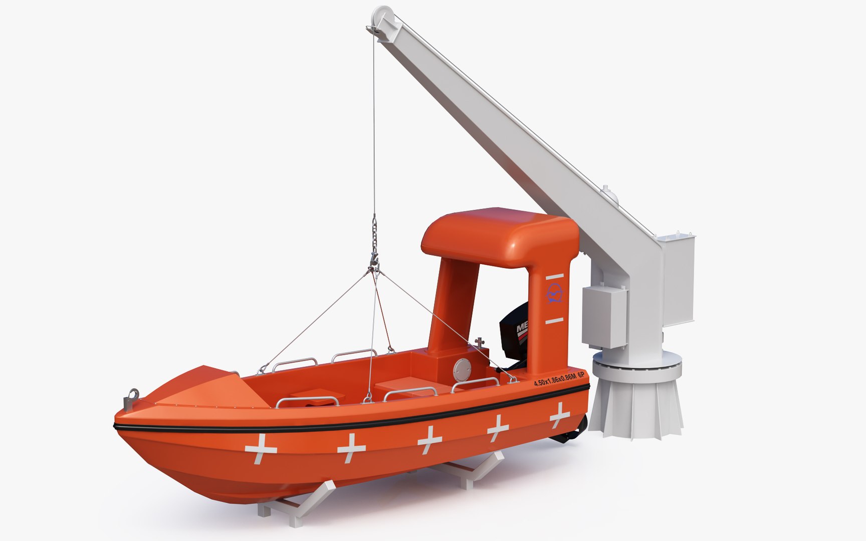 Lifeboat Rescue V5 Motorboat 3D Model - TurboSquid 2011901