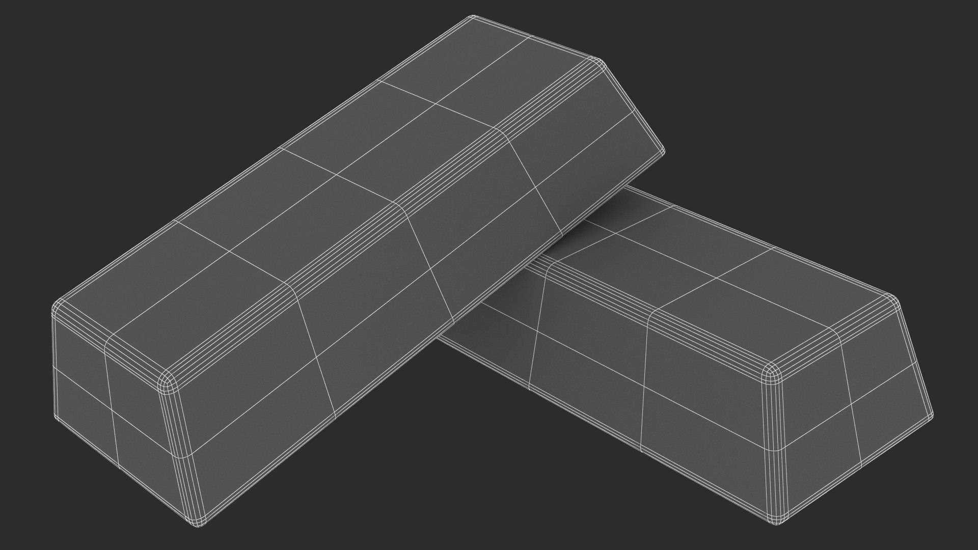 Gold Bar 3D Model - TurboSquid 2267267