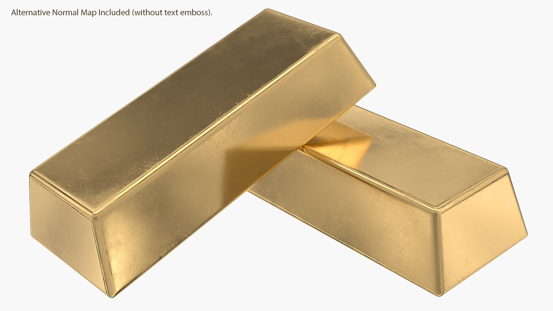 Gold Bar 3D Model - TurboSquid 2267267