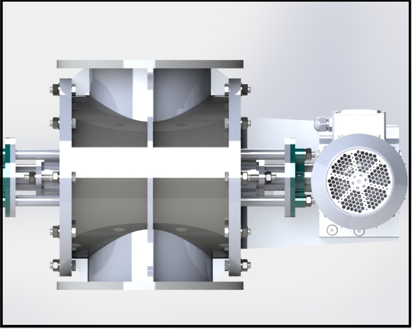 3D Model DN 200 AIR LOCK- ROTARY VALVE - TurboSquid 2229984