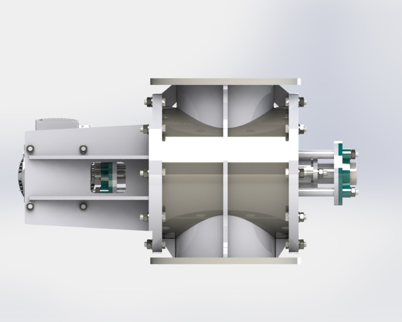 3D Model DN 200 AIR LOCK- ROTARY VALVE - TurboSquid 2229984