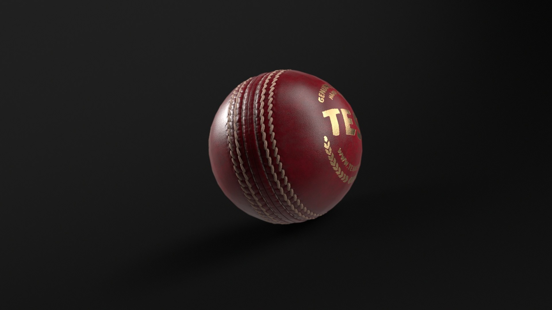 Cricket Ball red 3D model - TurboSquid 2136340