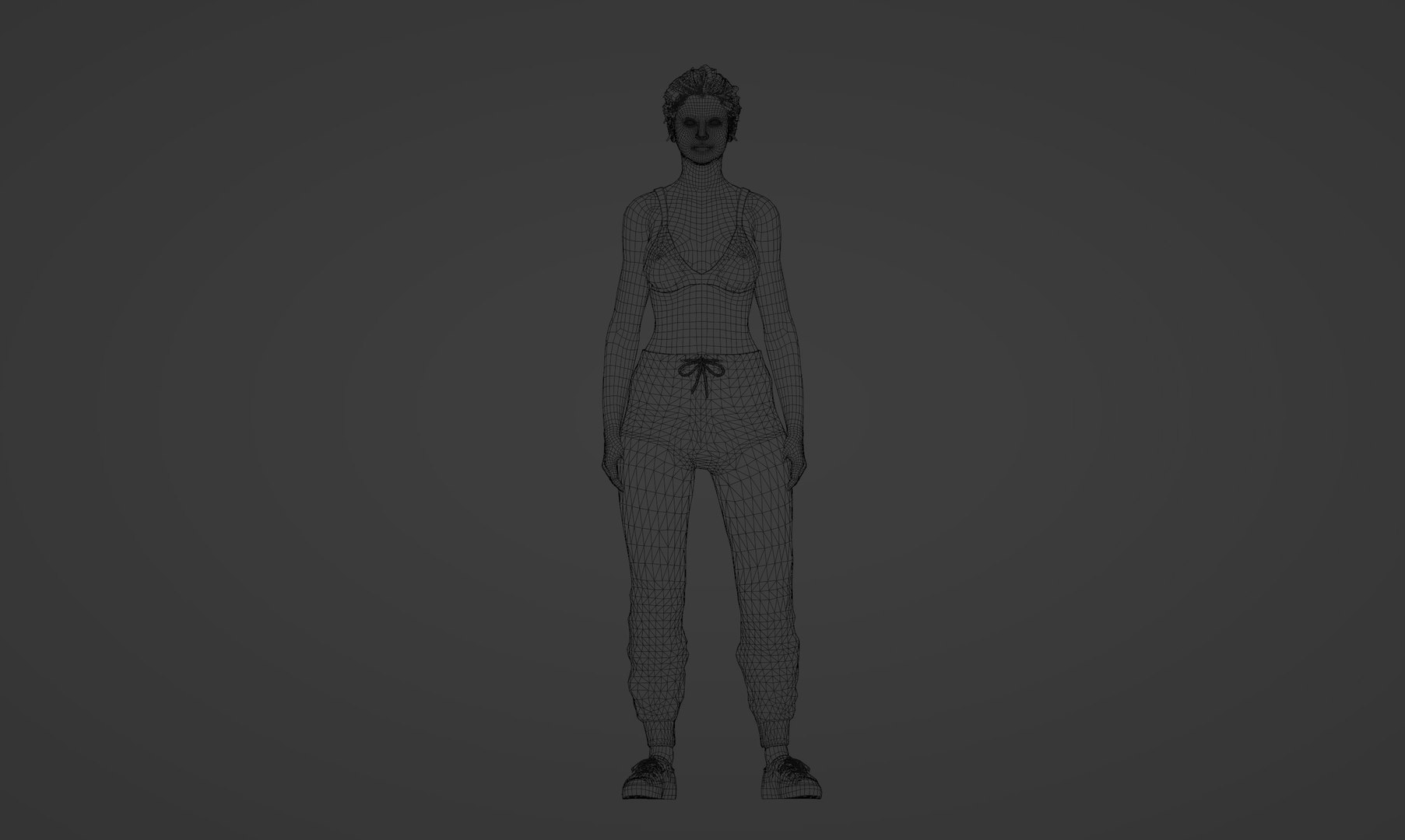3D Model Contemplative Realism 3D Model Of A Confident Woman ...