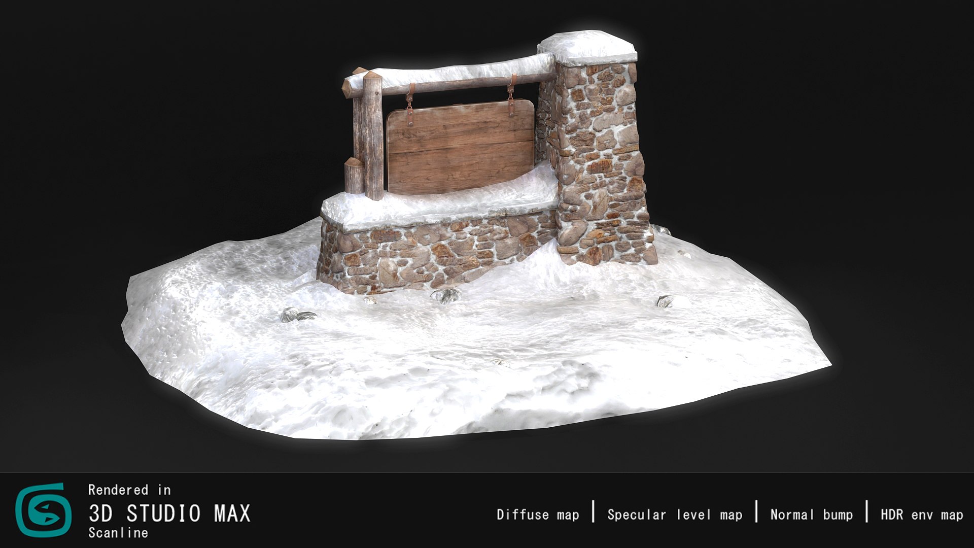 National Park Sign 3D Model - TurboSquid 1683913
