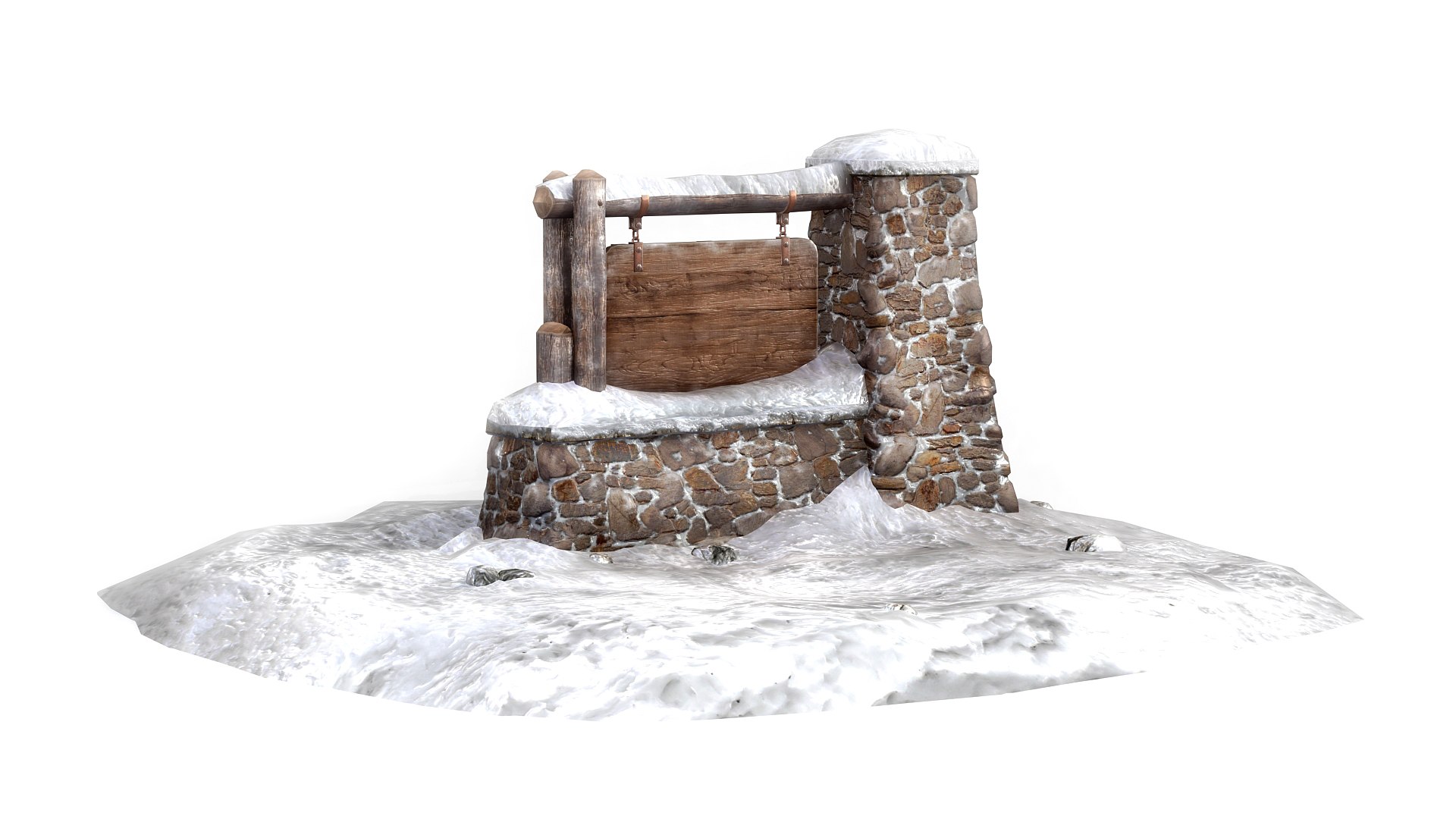 National Park Sign 3D Model - TurboSquid 1683913