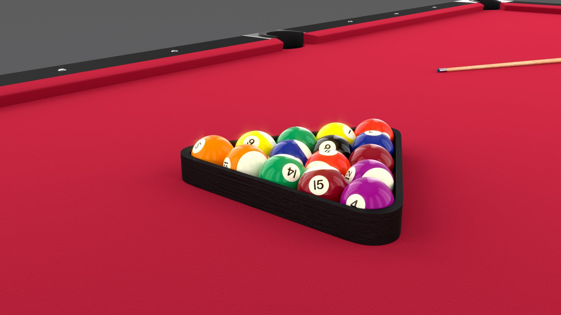 8 Ball Pool Table 3D - TurboSquid 1237495