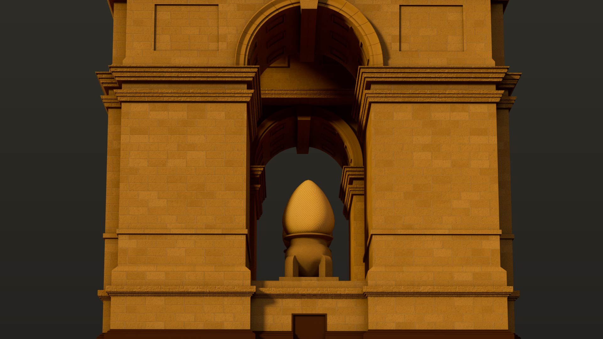 India Gate 3D - TurboSquid 2431884