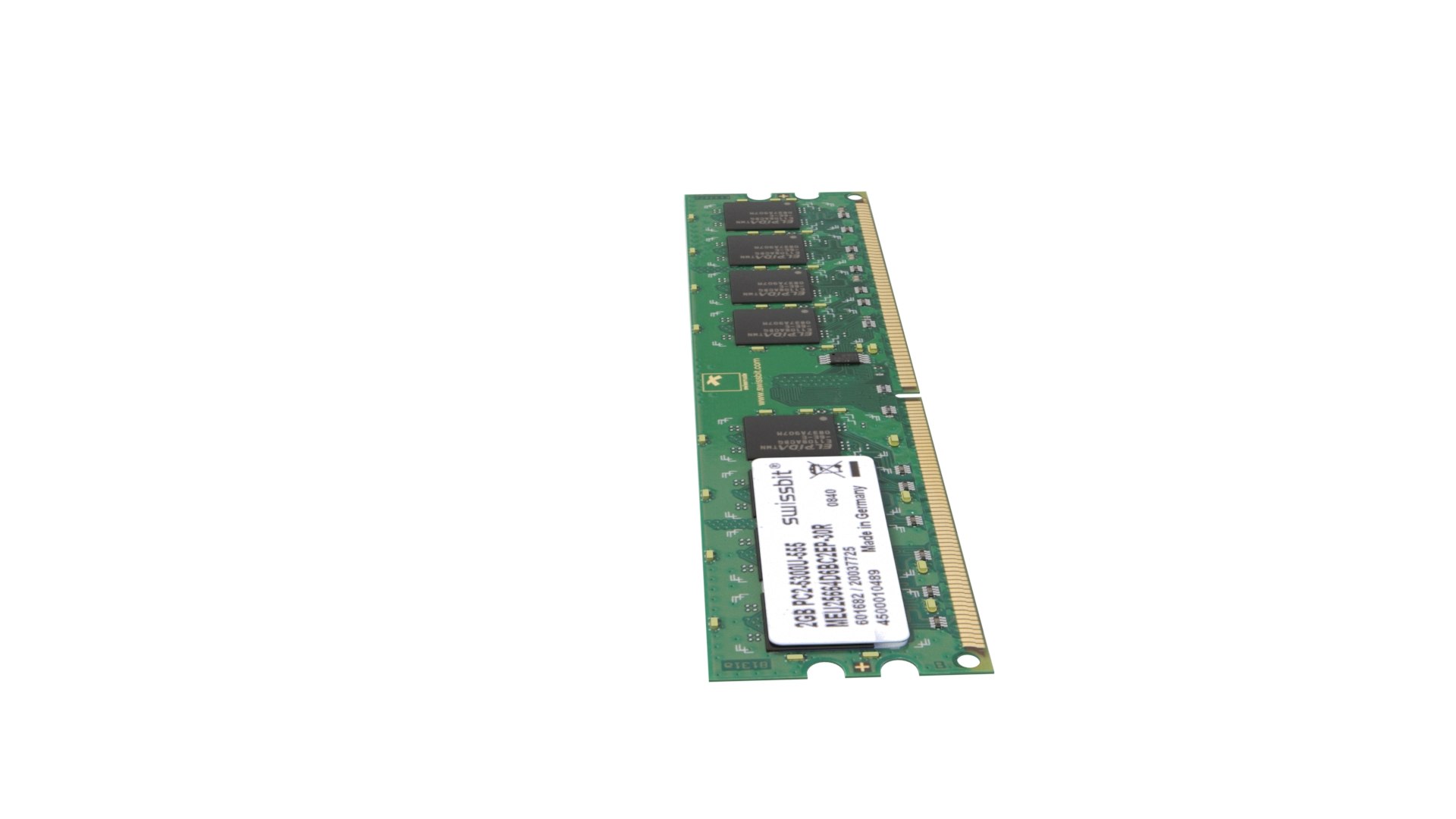 3D DDR4 SDRAM Memory Module - TurboSquid 1750047