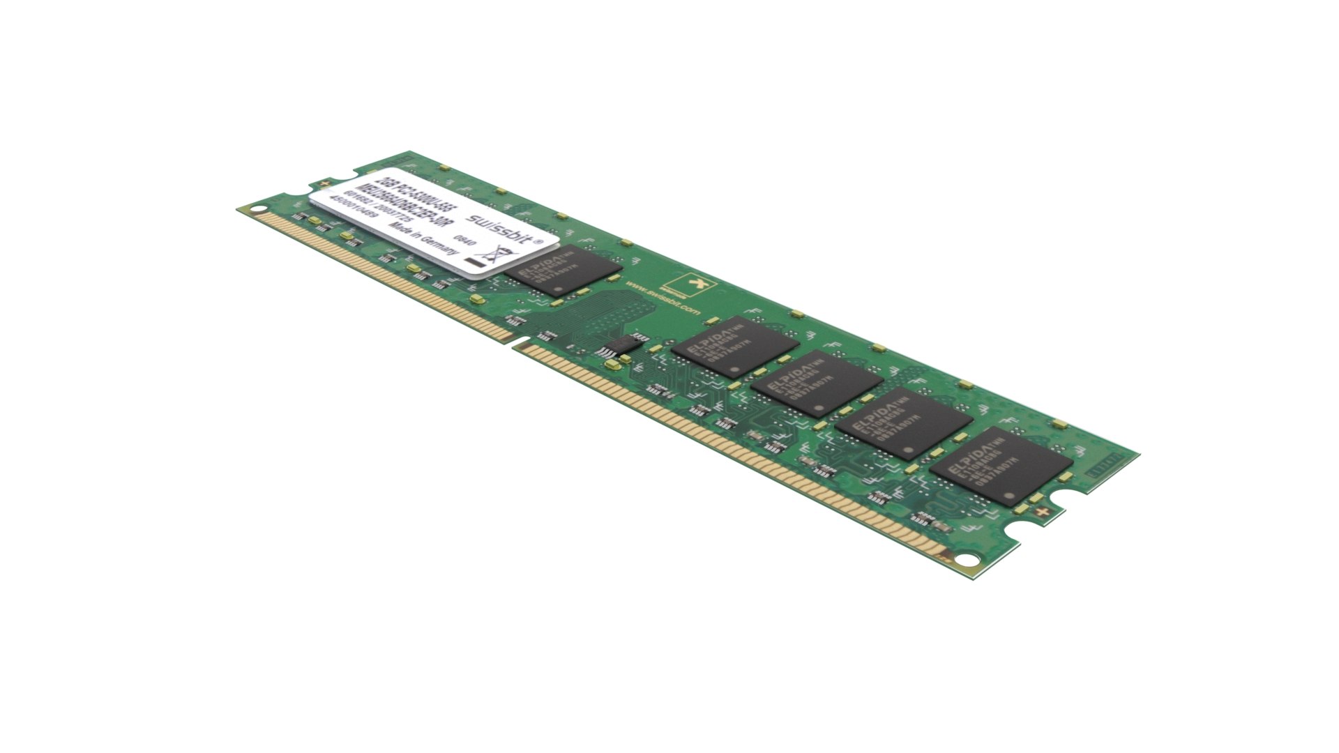 3D DDR4 SDRAM Memory Module - TurboSquid 1750047