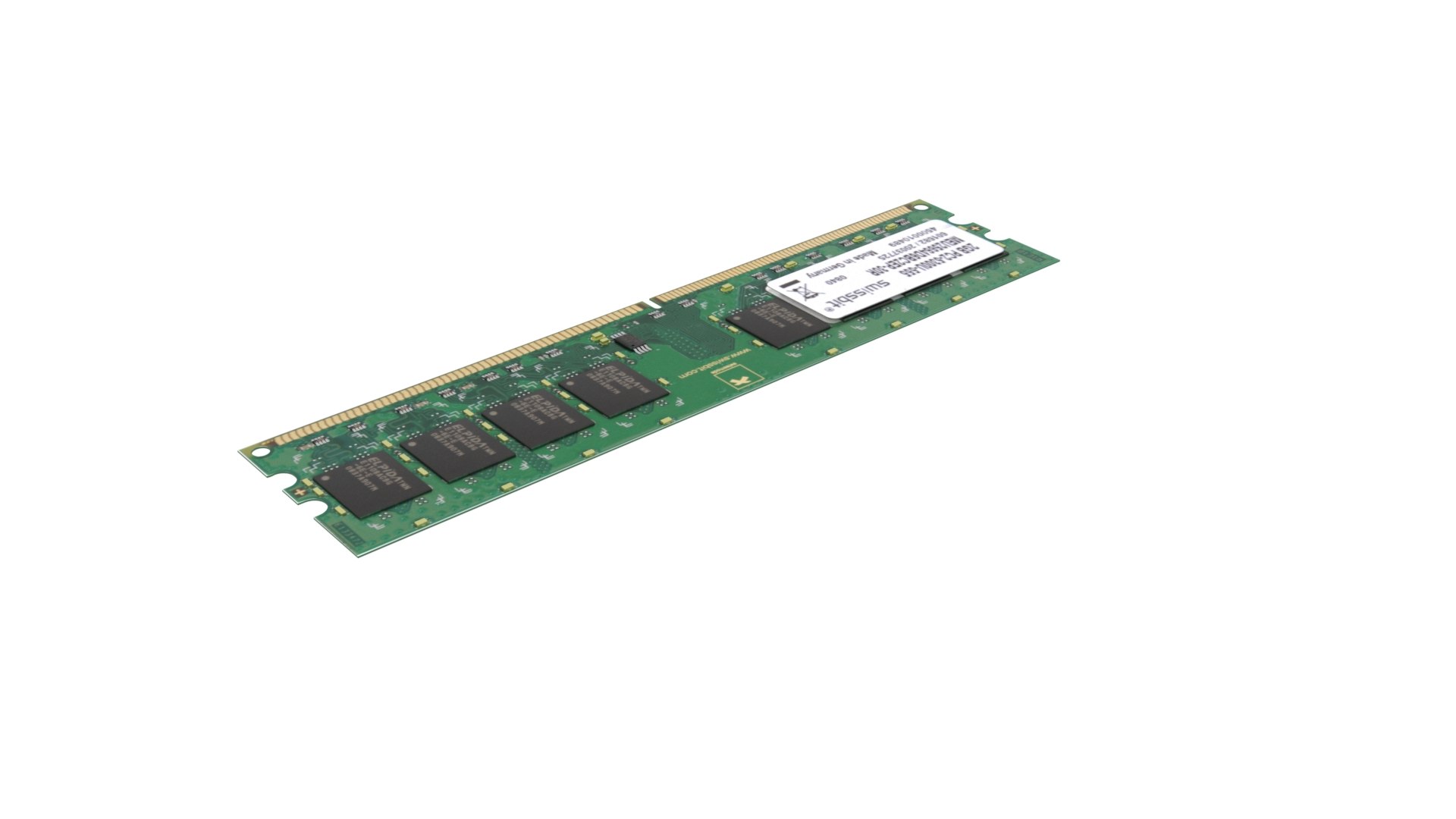 3D DDR4 SDRAM Memory Module - TurboSquid 1750047
