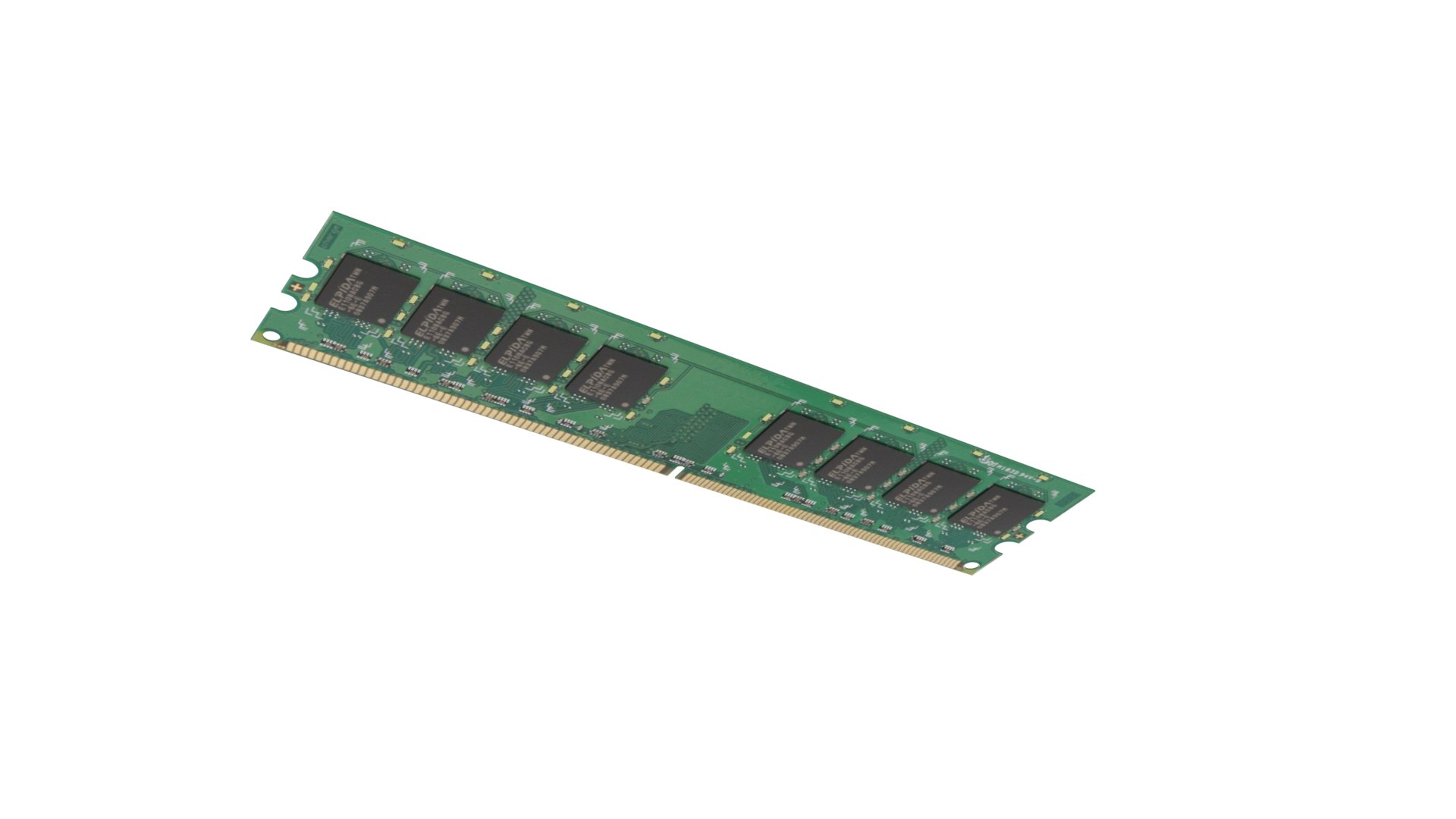 3D DDR4 SDRAM Memory Module - TurboSquid 1750047