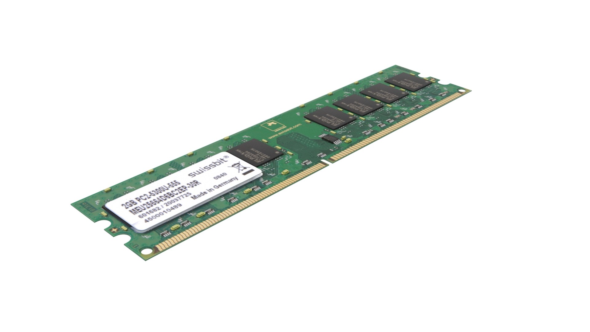 3D DDR4 SDRAM Memory Module - TurboSquid 1750047