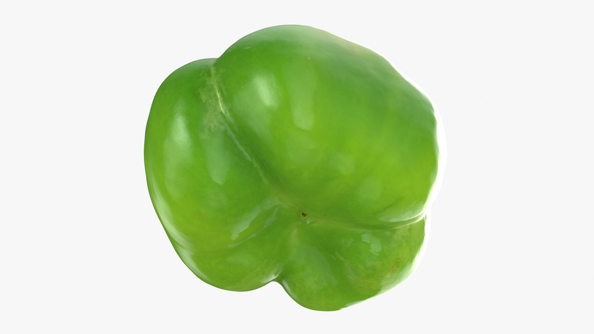 Green Bell Pepper Model - TurboSquid 2253908