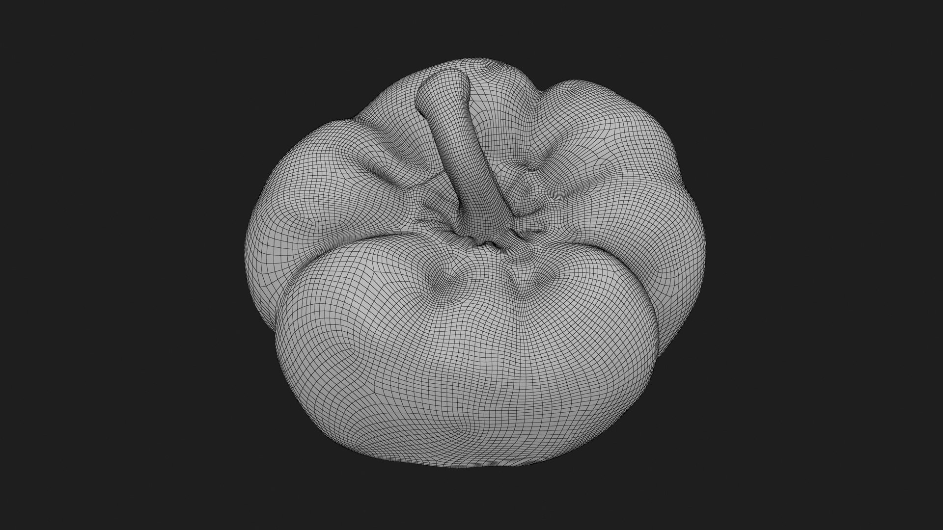 Green Bell Pepper Model - TurboSquid 2253908