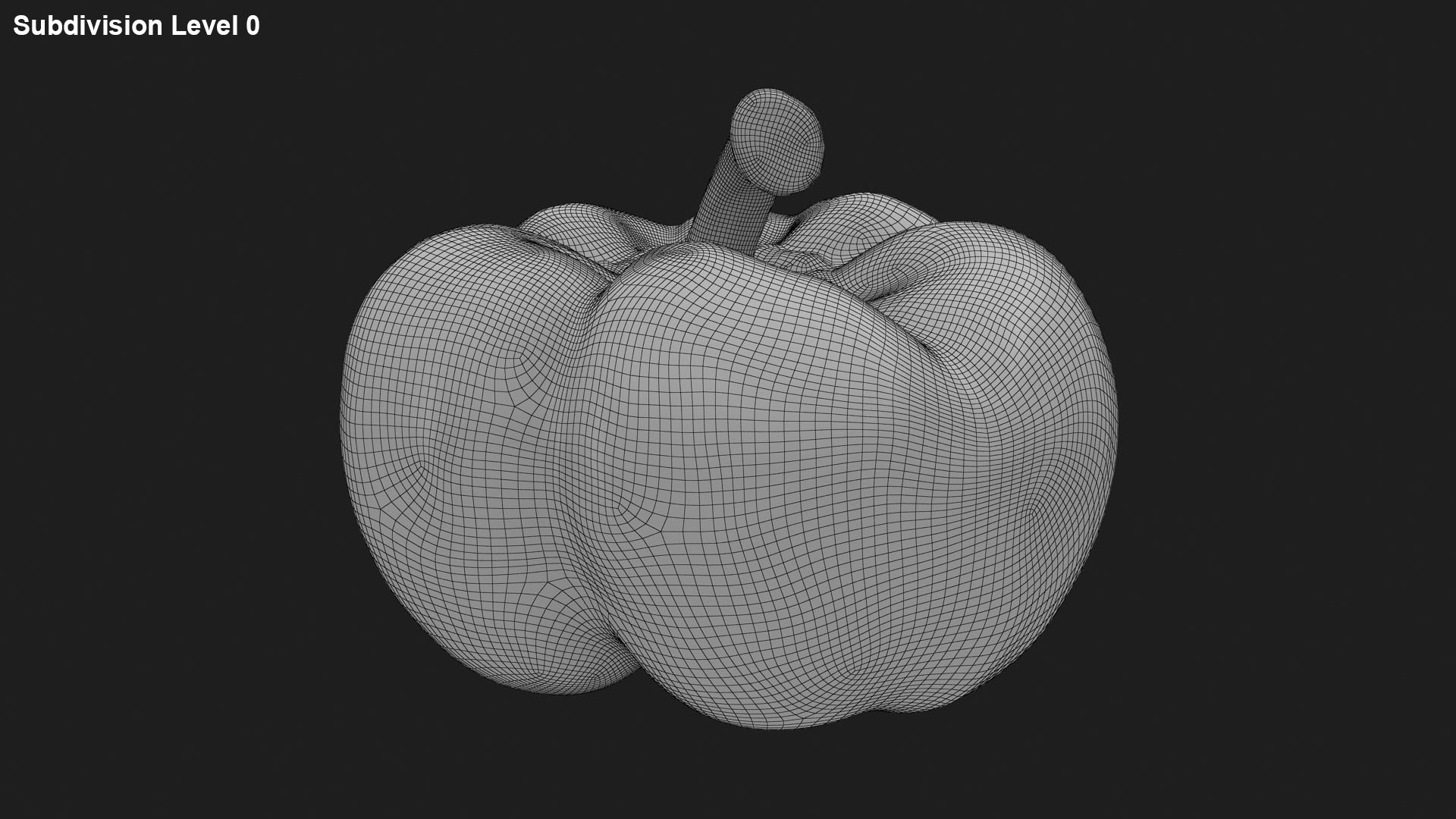 Green Bell Pepper Model - TurboSquid 2253908