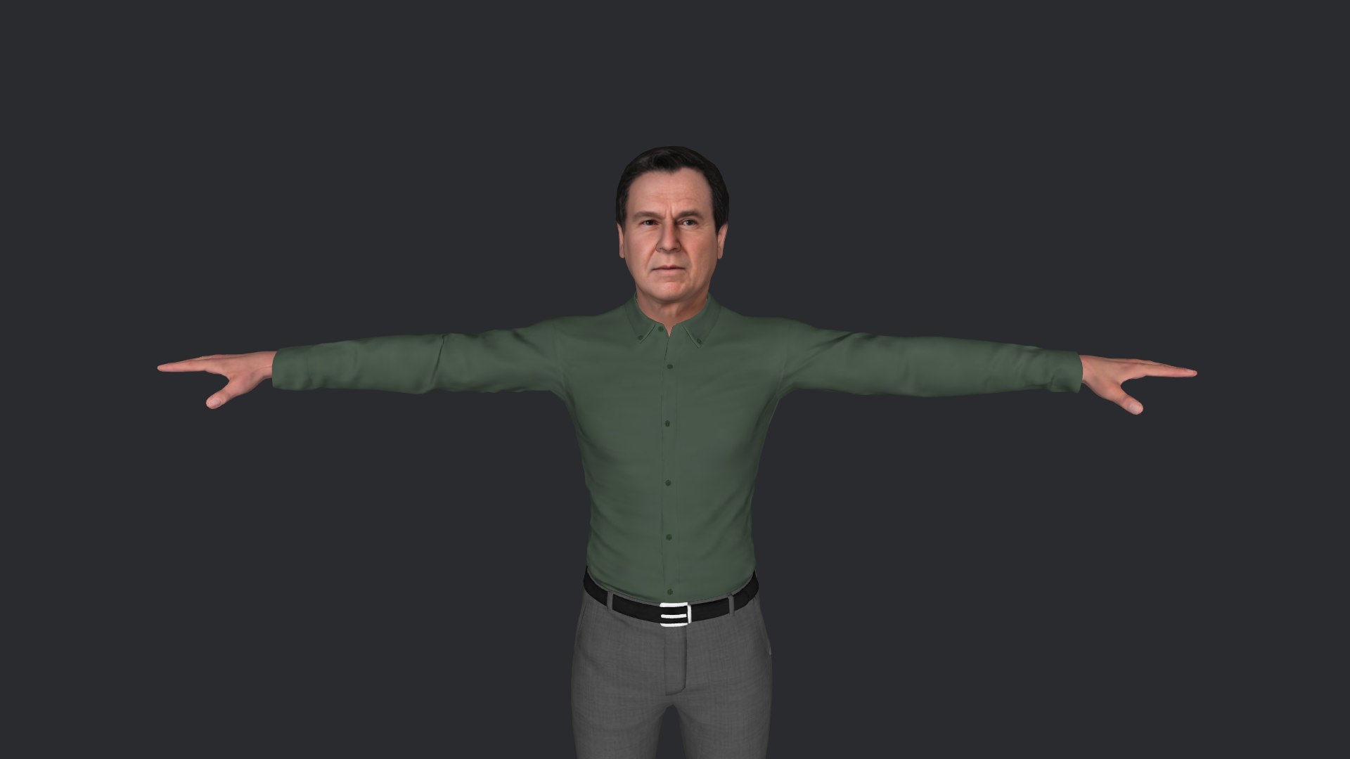 Ronald Reagan Hyper Realistic Full Body Fully Rigged Character Model ...