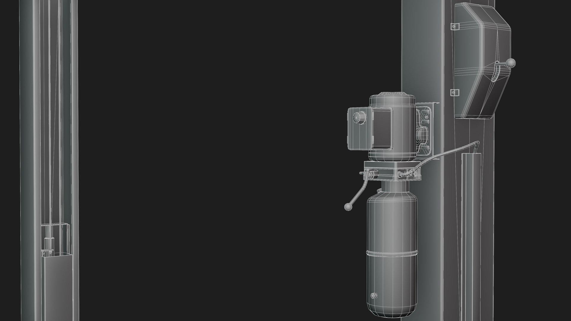 Realistic Worn Two Post Car Lift 3D Model Model - TurboSquid 2303687
