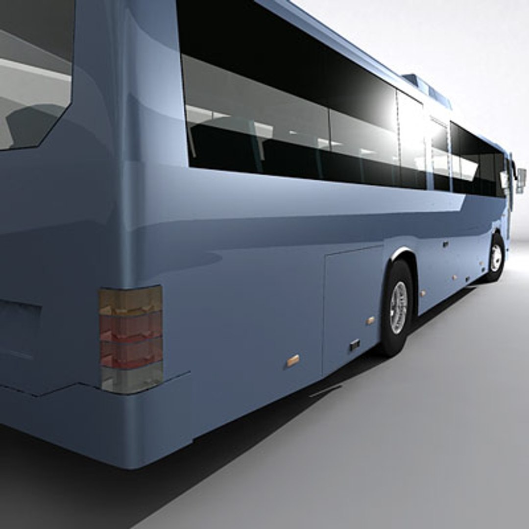 Intercity Coach Van 3d Model