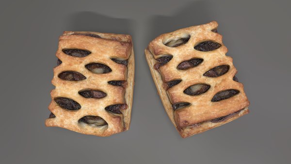 3D Strudel with Raisins model - TurboSquid 1813986