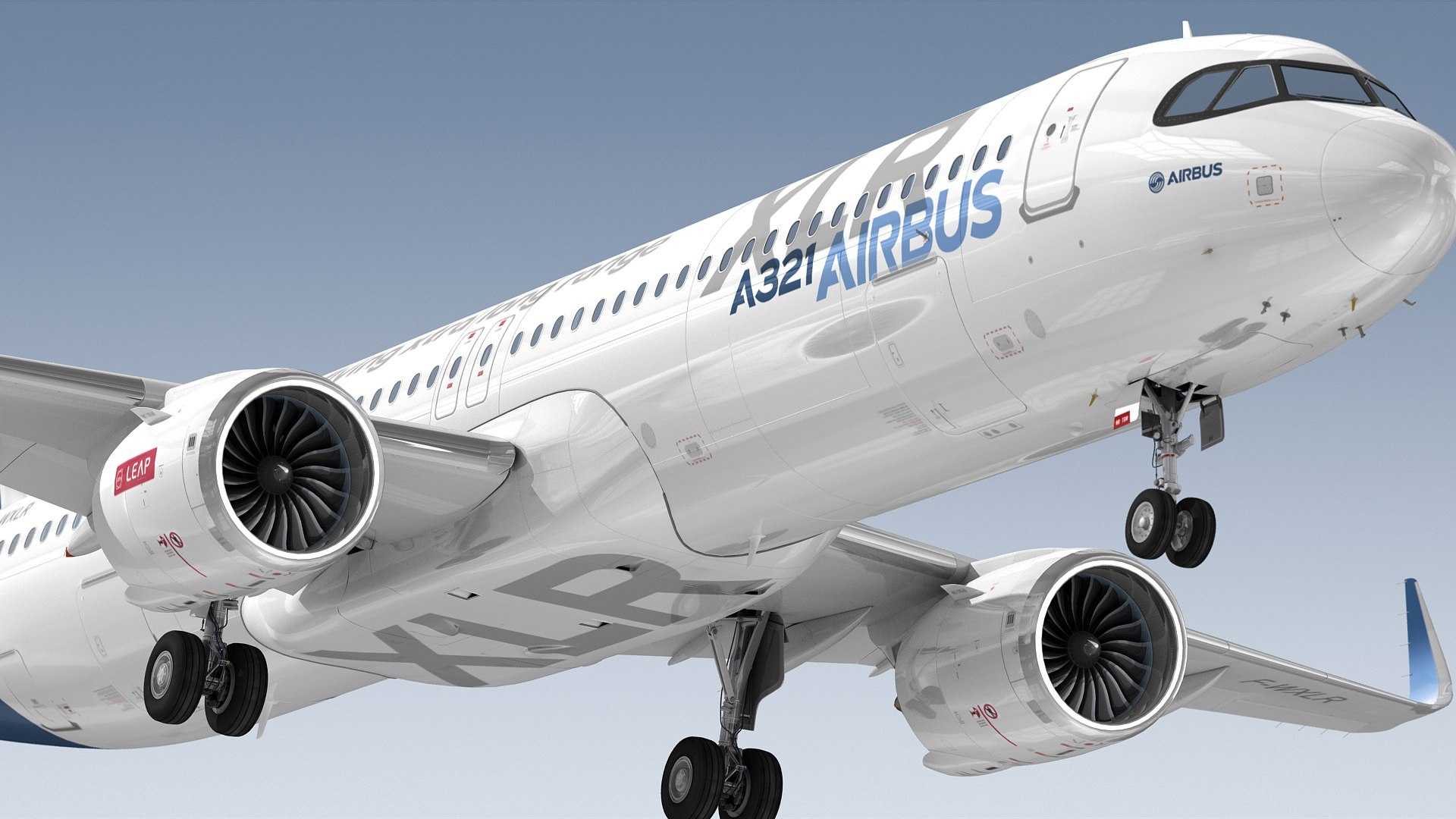 3D Model Airbus A321neo XLR - TurboSquid 2134785