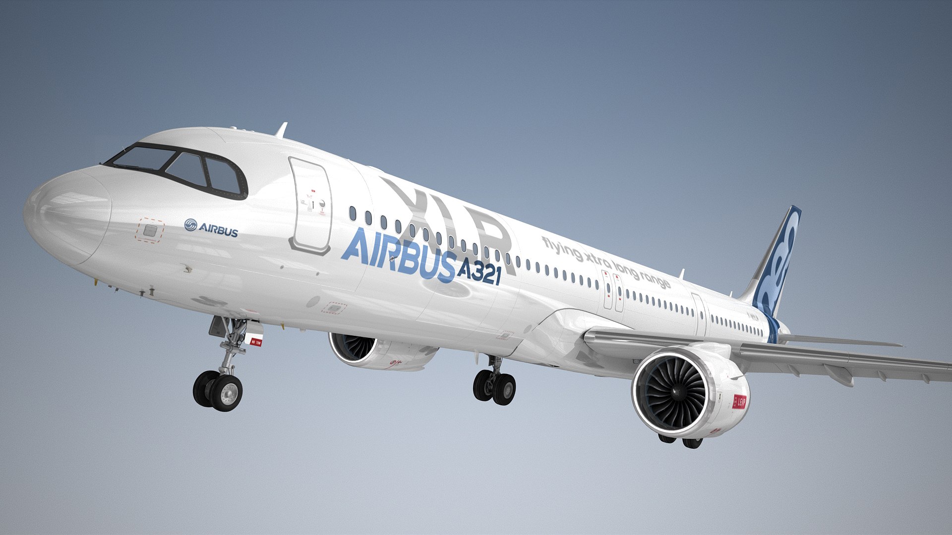 3D Model Airbus A321neo XLR - TurboSquid 2134785