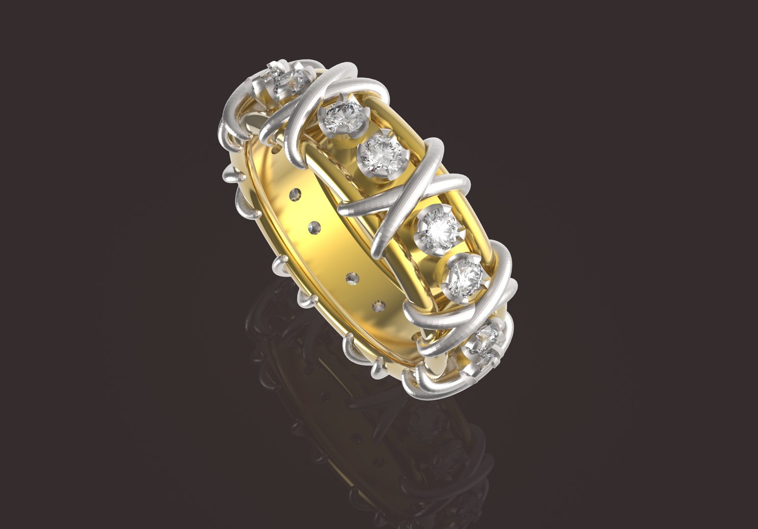 Beautiful Female Ring 3D Model - TurboSquid 1538465
