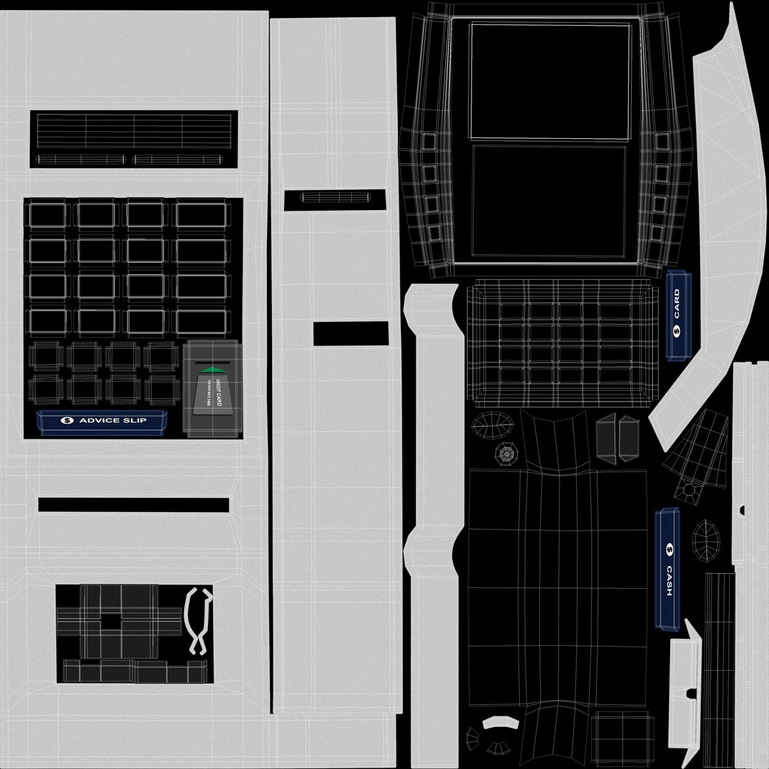 3d atm machine model